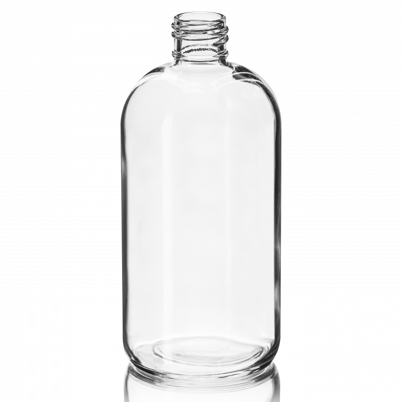 Cosmetic bottle Linden Light Weight 500ml, 28/410, Flint.